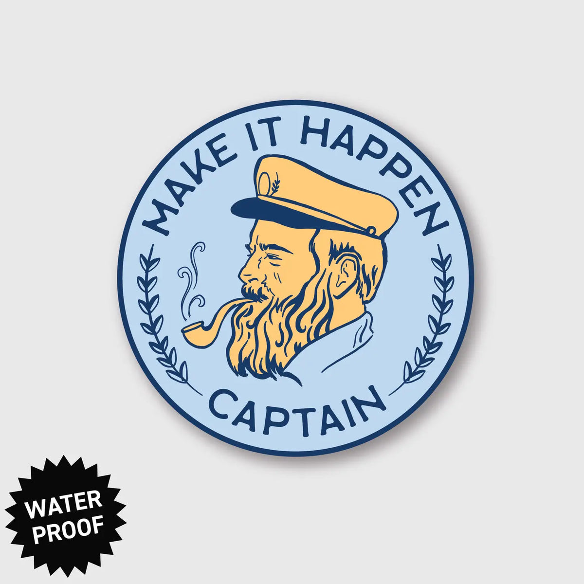 Make It Happen Captain Sticker- Vinyl Sticker, Waterproof From Pike St ...