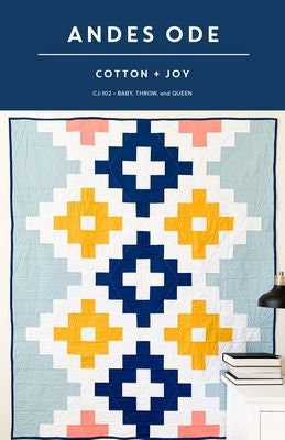 Andes Ode Quilt Pattern by Fran of Cotton and Joy - Paper Printed Quil ...